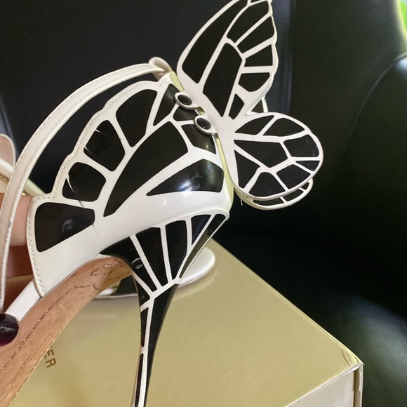 Sophia Webster | Shoes | Sofia Webster Evangeline Butterfly Wing Heels ...